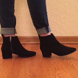 a new day | Shoes | Nwot Black Faux Suede Ankle Boots | Poshmark